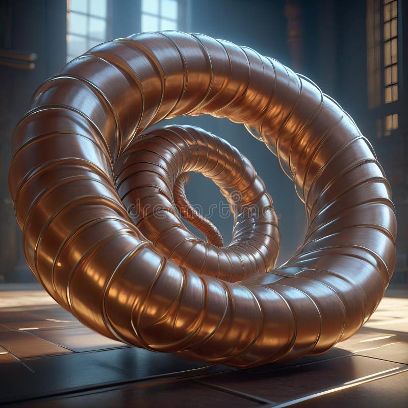 Bold and Energetic Coil Designs Stock Illustration - Illustration of ...