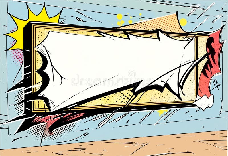 Exploding Frame Reveals Dynamic Art Display in a Vibrant Creative Space ...