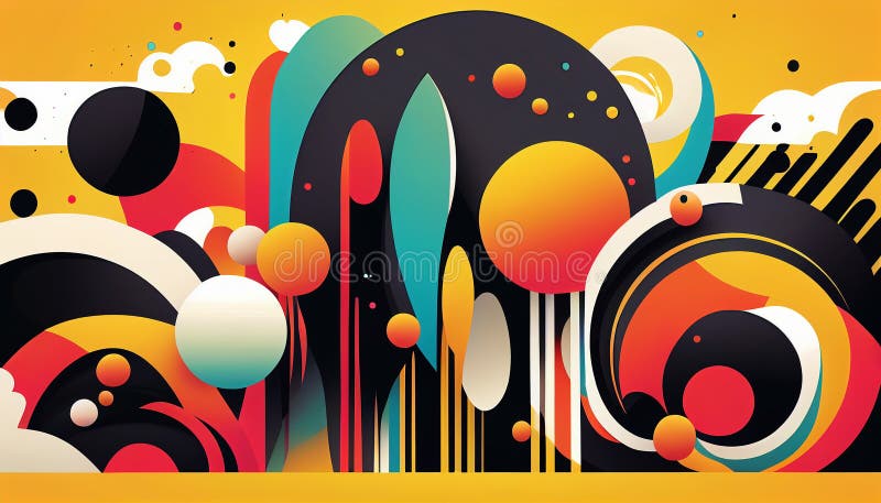 Bold and Eye-catching Background with Graphic. Generative AI Stock ...