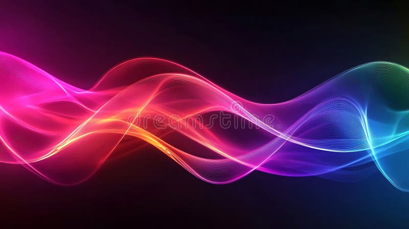 Bold and Eye Catching Neon Abstract Effect Background for Contemporary ...