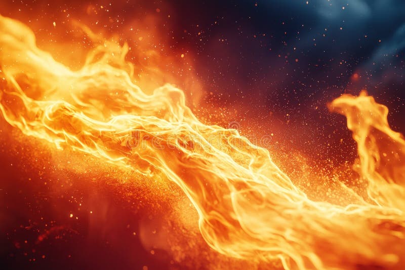 A Bold Flames Background that Conveys Intensity and Movement. Stock ...