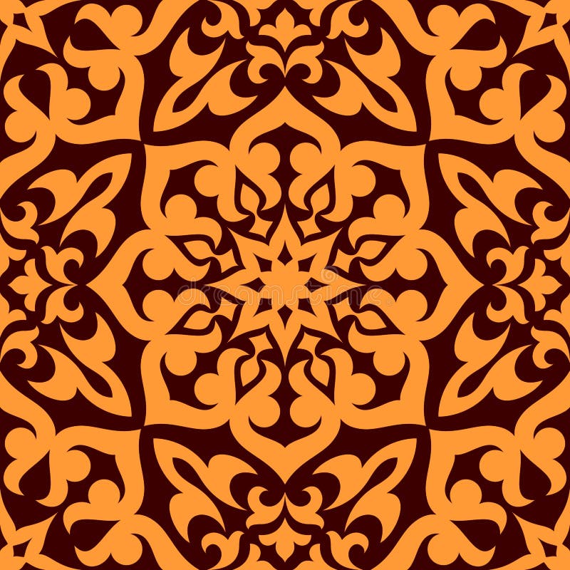 Bold Geometric Muslim Seamless Pattern Stock Vector - Illustration of ...