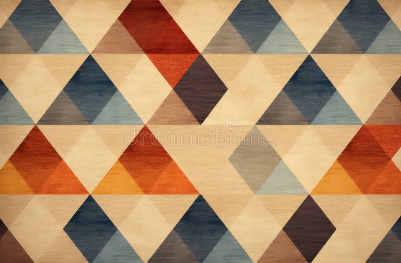 Bold Geometric Pattern Linen. Generate Ai Stock Photo - Image of ...