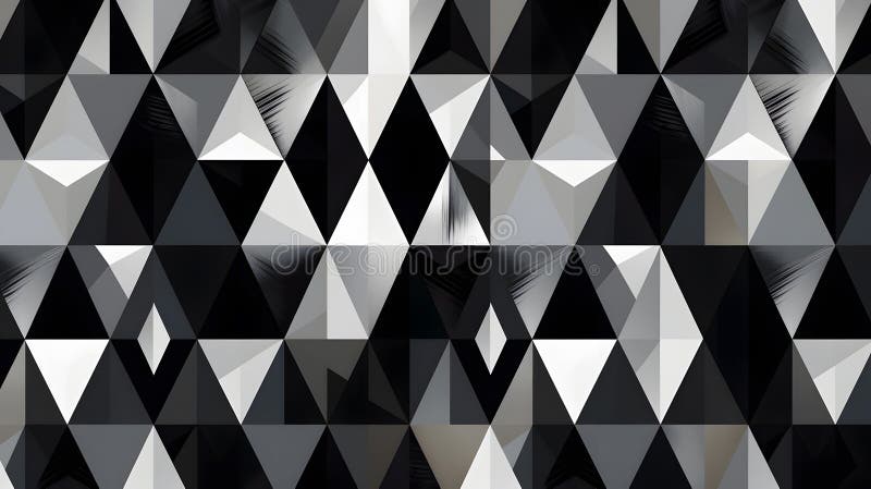 Bold Geometric Pattern of Triangles and Diamonds in Shade Three ...