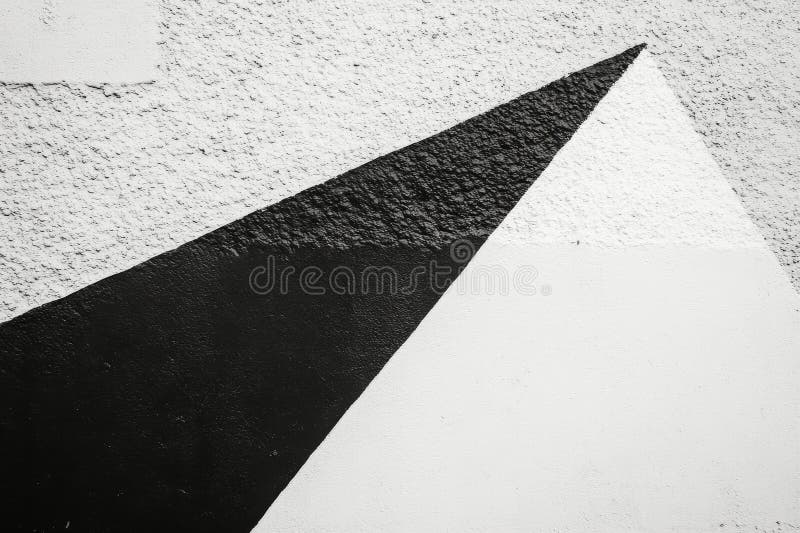 Bold Geometric Patterns of Black and White Intersecting on a Textured ...