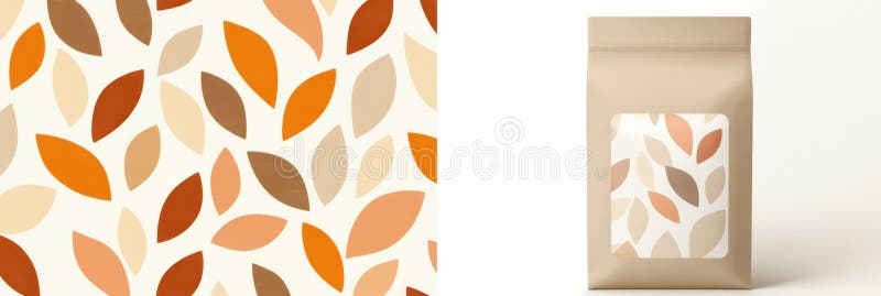 Bold Geometric Shapes Create an African Ethnic Pattern on a Paper Bag ...