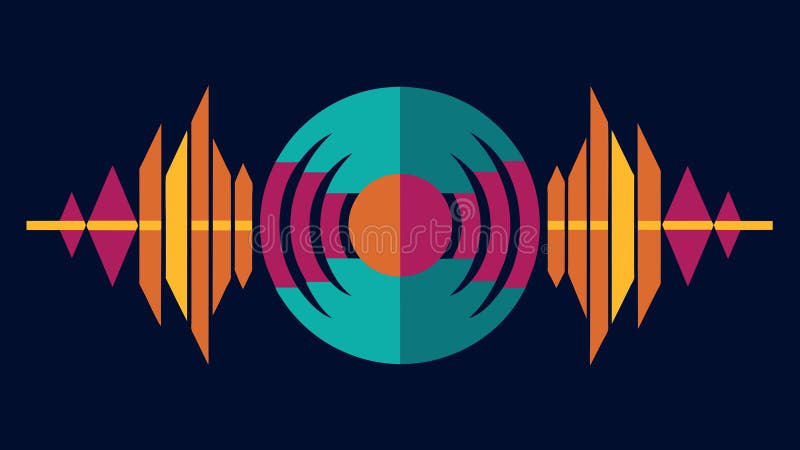 Bold Geometric Shapes are Formed by the Waveform Evoking Images of ...