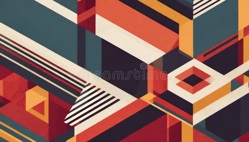 Bold Geometric Zig Zag Pattern for Surface Printing Stock Illustration ...