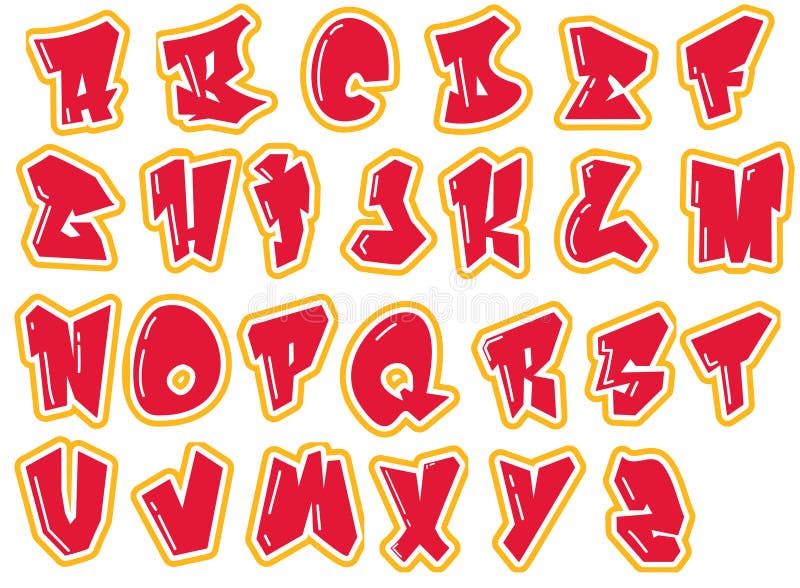 Red Letters Alphabet Stock Illustrations – 61,206 Red Letters Alphabet ...