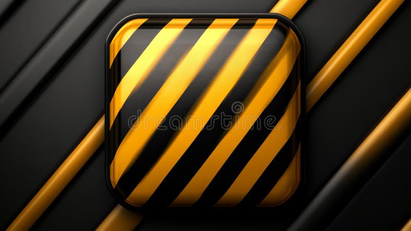 Bold Graphic Backdrop, Black and Yellow Stripes Create a Striking ...