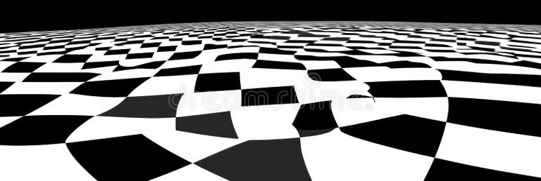 Bold Graphic Background Features Diagonal Stripes and a Checkerboard ...