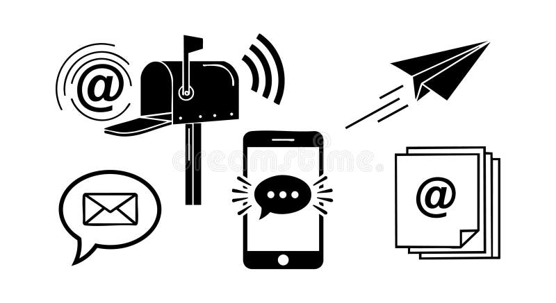 Smartphone Paper Plane Envelope Stock Illustrations – 280 Smartphone ...