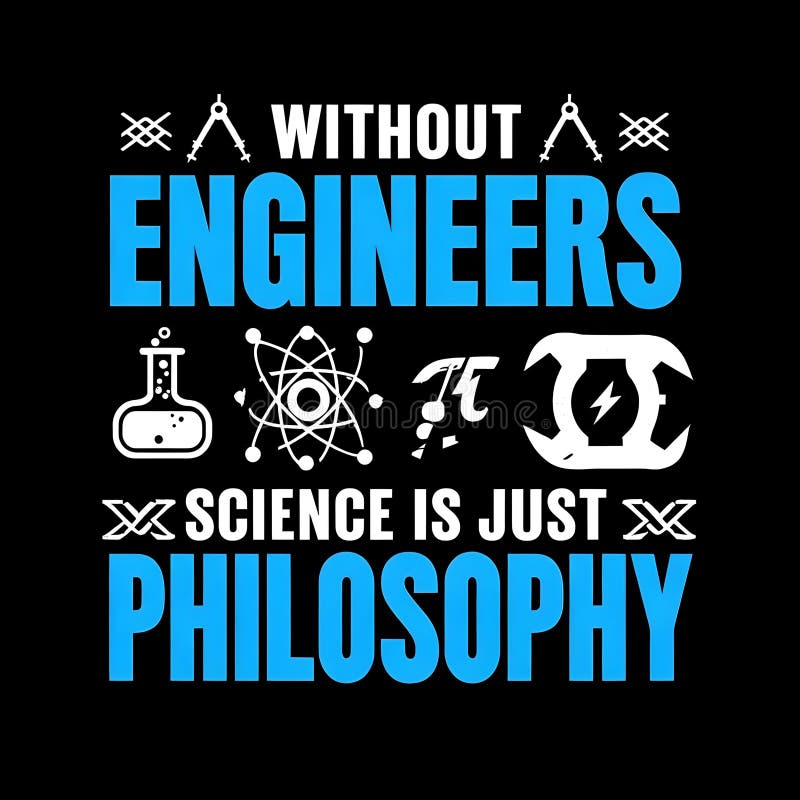 Engineers: Turning Science into Reality Stock Illustration ...