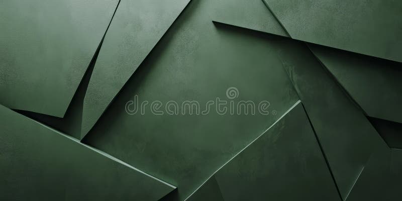 A Bold Green Background with a Fragmented, Crystalline Pattern Creating ...