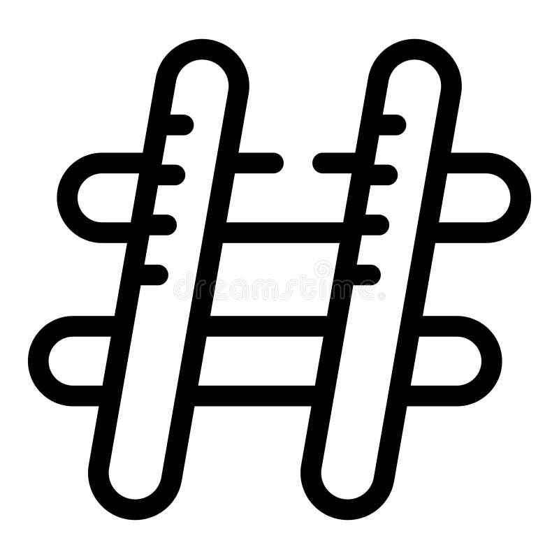 Bold Hashtag Symbol Connecting Social Media Posts Stock Illustration ...