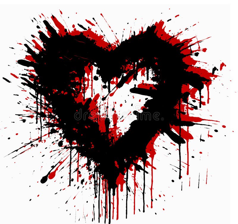 Bold Red Heart Icon Design stock vector. Illustration of bold - 356831081