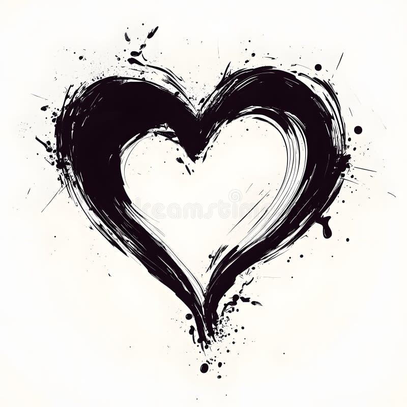 Bold Red Heart Icon Design stock vector. Illustration of bold - 356831081