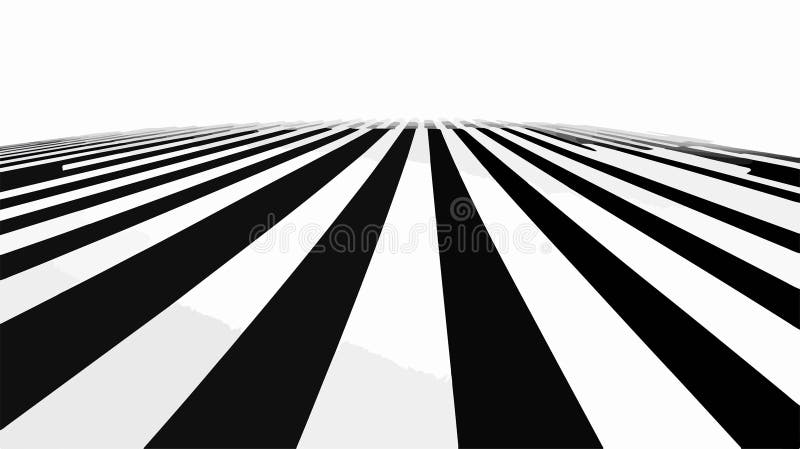 Bold High Contrast Stripes Vector Illustration Isolated Stock Vector ...
