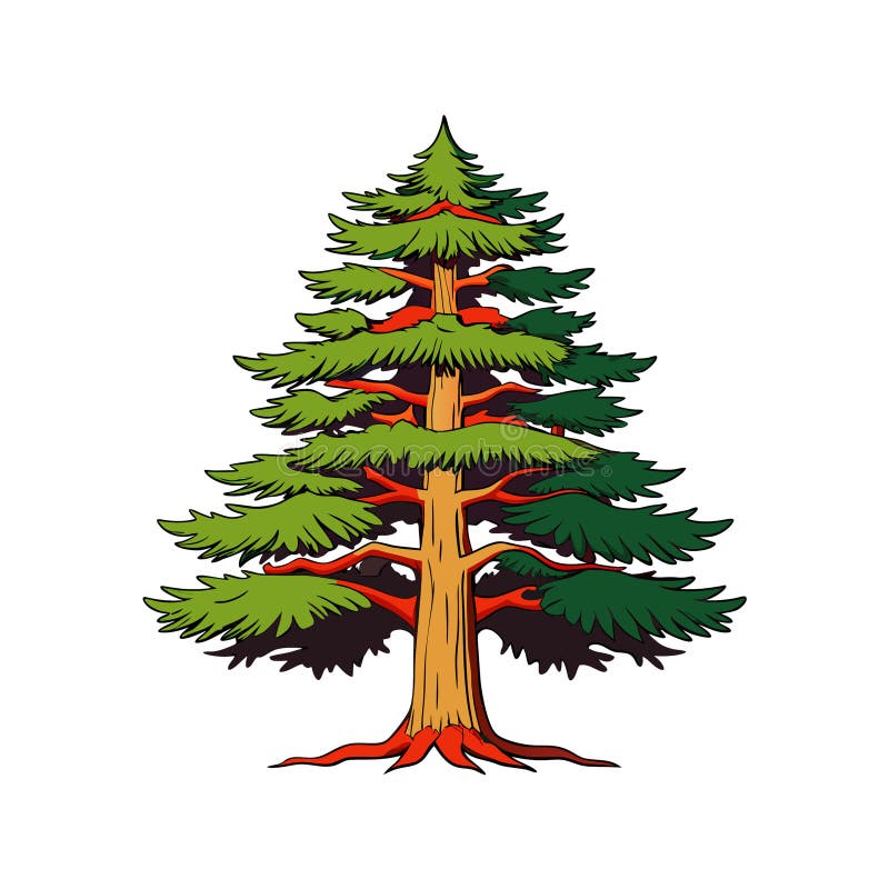 Deodar Tree Stock Illustrations – 57 Deodar Tree Stock Illustrations ...