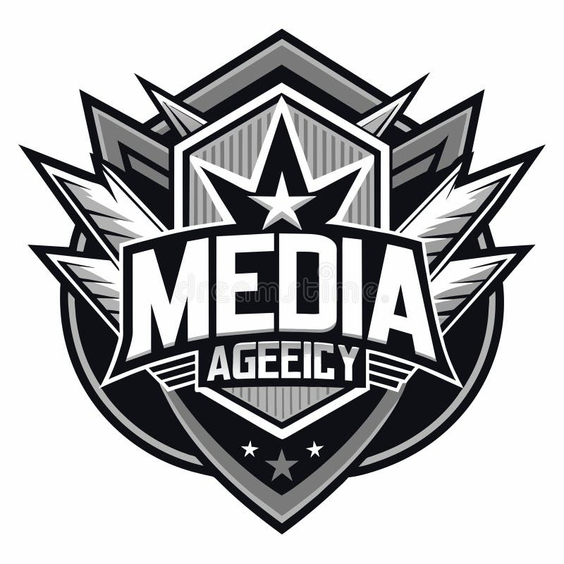 A Bold and Impactful Monochromatic Logo Representing a Soccer Team ...