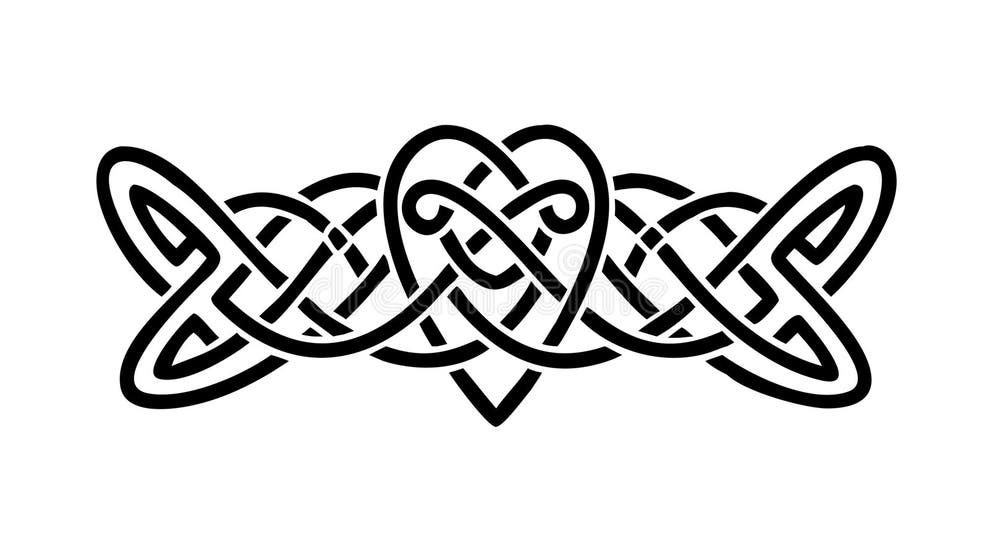 Intertwined Celtic Knot Horizontal Border Stock Illustrations – 15 ...