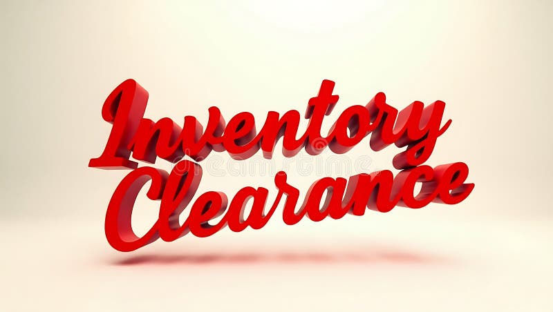 Bold Inventory Clearance Announcement with Dynamic Typography on ...