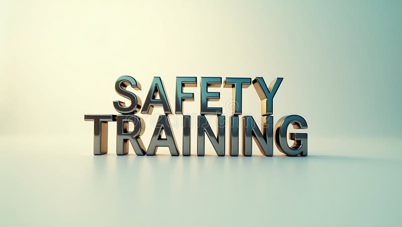 Engaging Safety Training Session with Bold Typography on a Light ...