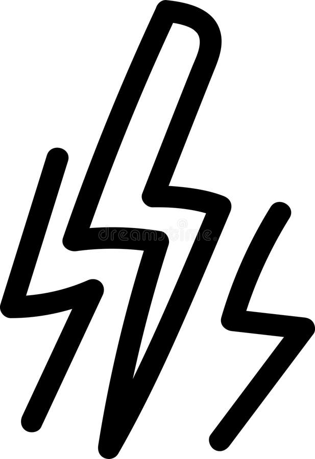 Thick Lightning Vector Stock Illustrations – 181 Thick Lightning Vector ...