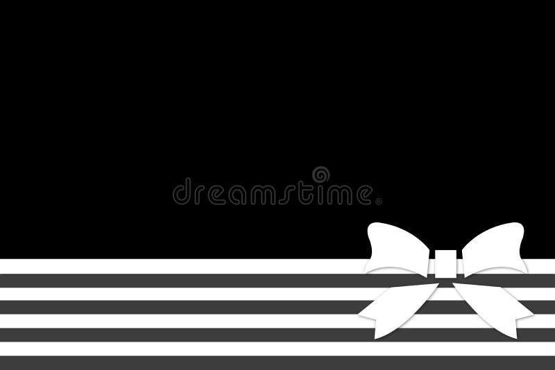 Bold Line with Decorative Bow. Template Design Stock Vector ...