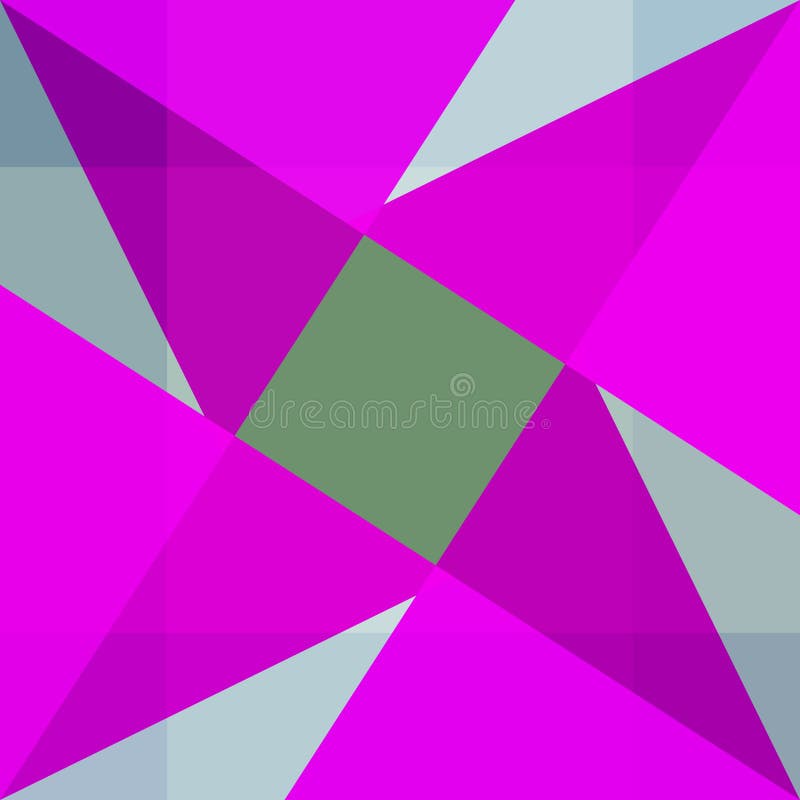 Geometric Pattern with Bold Lines and Triangle. Abstract Triangle ...