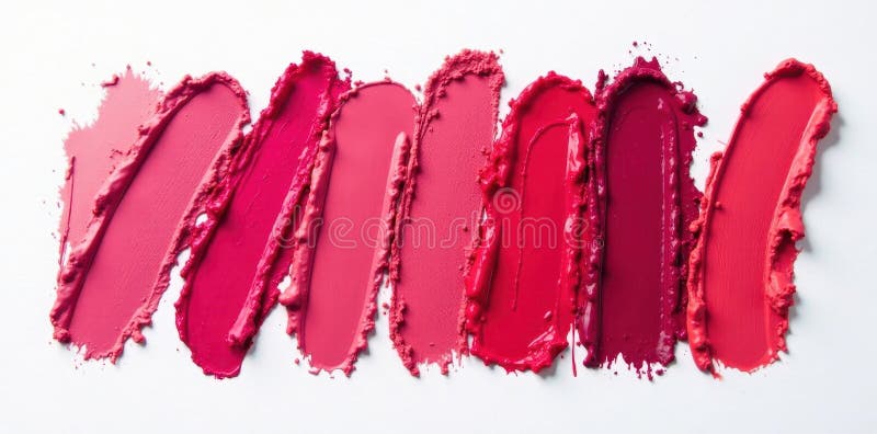 Bold Lipstick Marks, Diverse Shades, Clean White, Marks, Studio, Lips ...