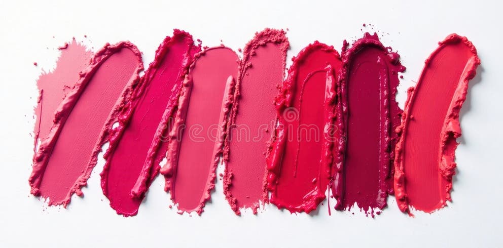 Bold Lipstick Marks, Diverse Shades, Clean White, Marks, Studio, Lips ...