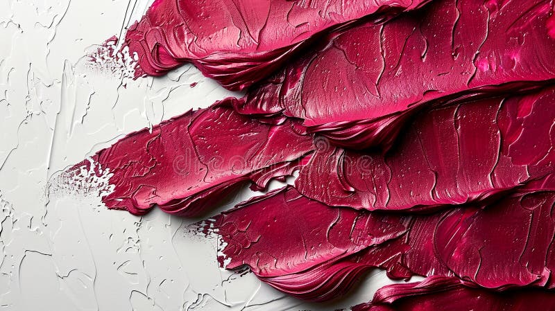 Artistic Exploration with Vibrant Magenta Paint Swirls on a Textured ...