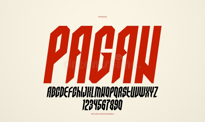 Bold and Massive Condensed Heavy Geometric Font for Logo Creation ...