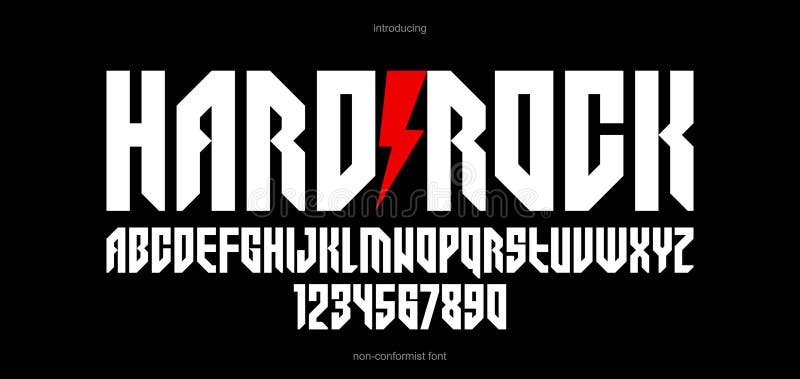 Bold and Massive Heavy Geometric Font for Logo Creation, Modern ...