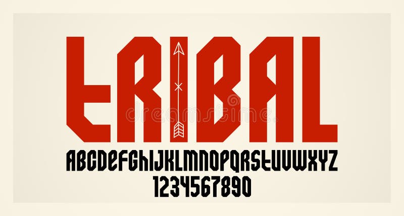 Bold and Massive Heavy Geometric Font for Logo Creation, Modern ...