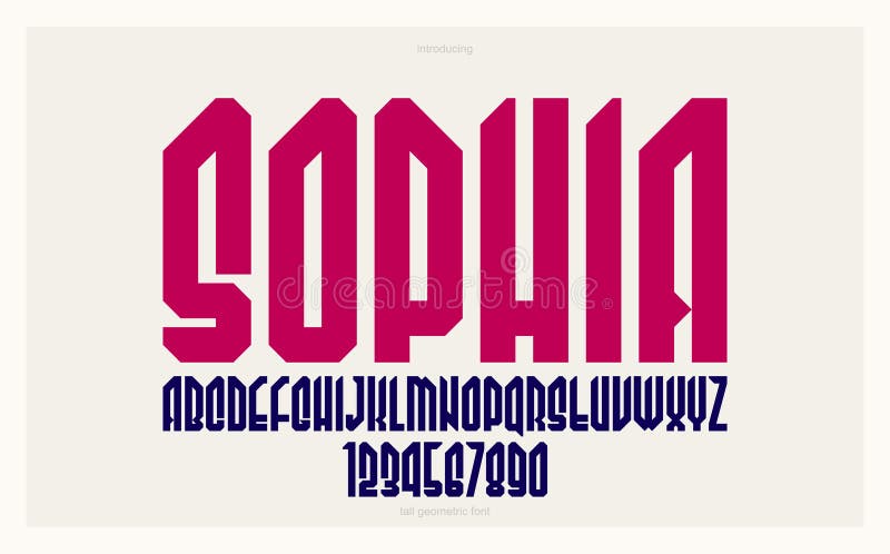 Bold and Massive Tall Heavy Geometric Font for Logo Creation, Condensed ...