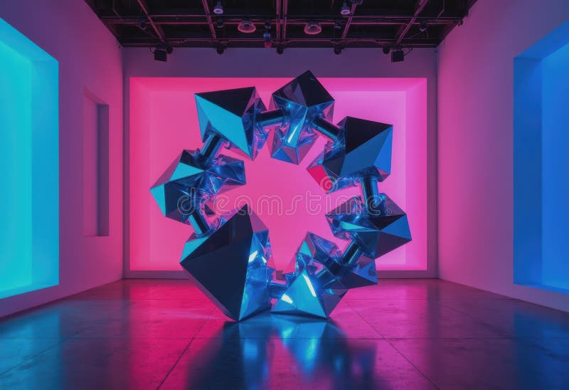 Bold Minimalist Design Featuring Oversized Geometric Elements in ...