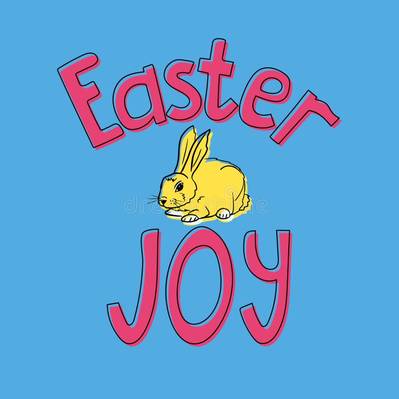 Bold Minimalistic Vector Easter Typografic Poster Stock Vector ...