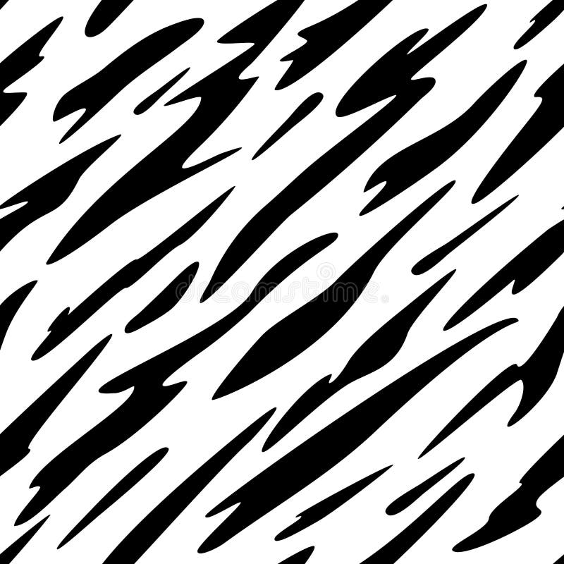 Abstract Black and White Stripes Seamless Repeating Pattern Vector ...