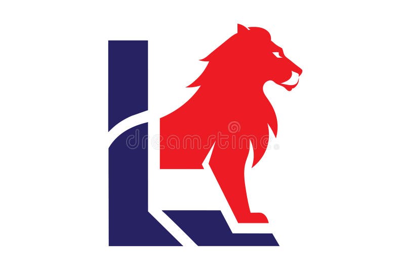 Stylized African Lion L Emblem Stock Illustrations – 2 Stylized African ...
