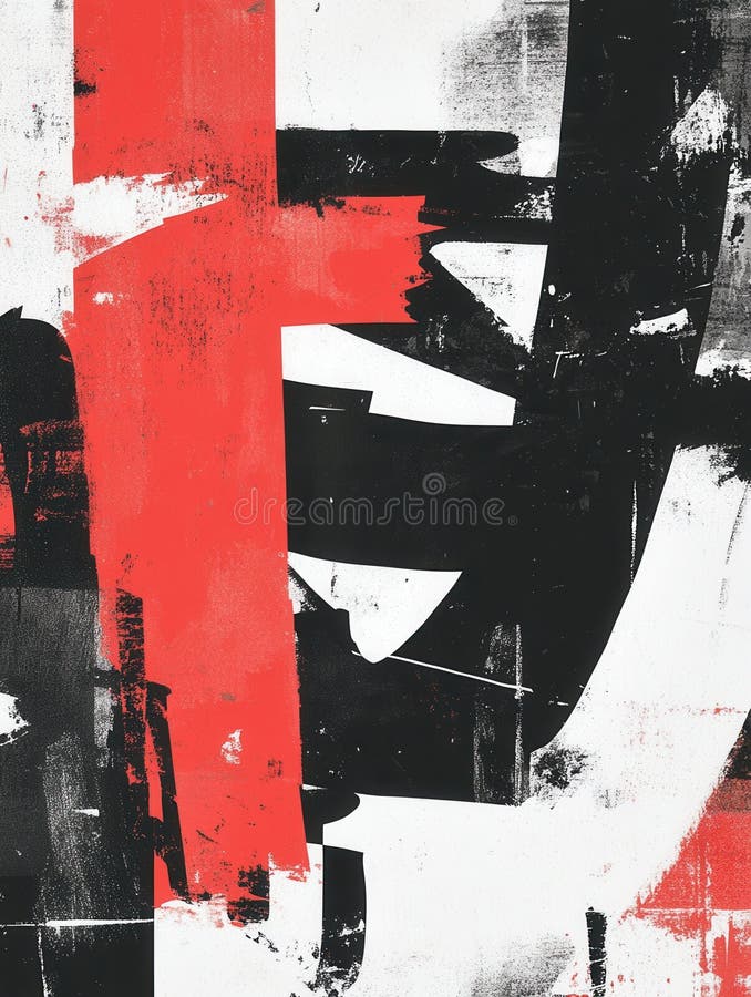 Bold Modern Typographic Design Featuring Abstract Letters in Striking ...