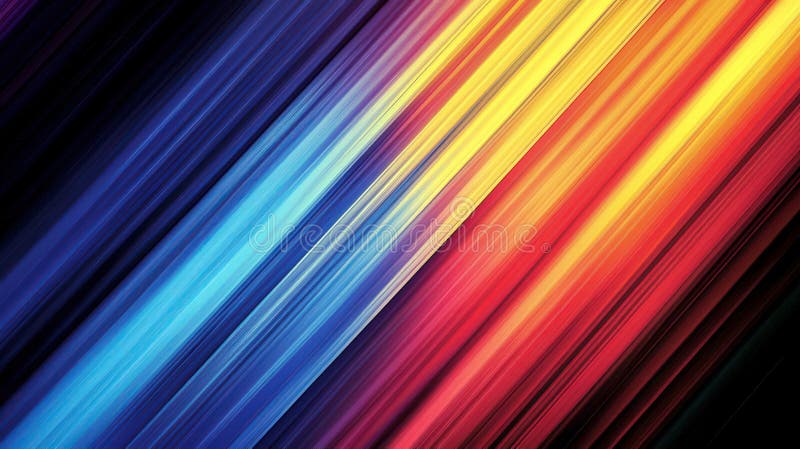 Bold Motion Lines with Dramatic Color Transitions and Depth Effects ...