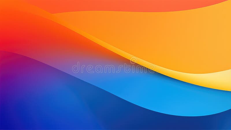 Bold orange blue gradient stock illustration. Illustration of orange ...