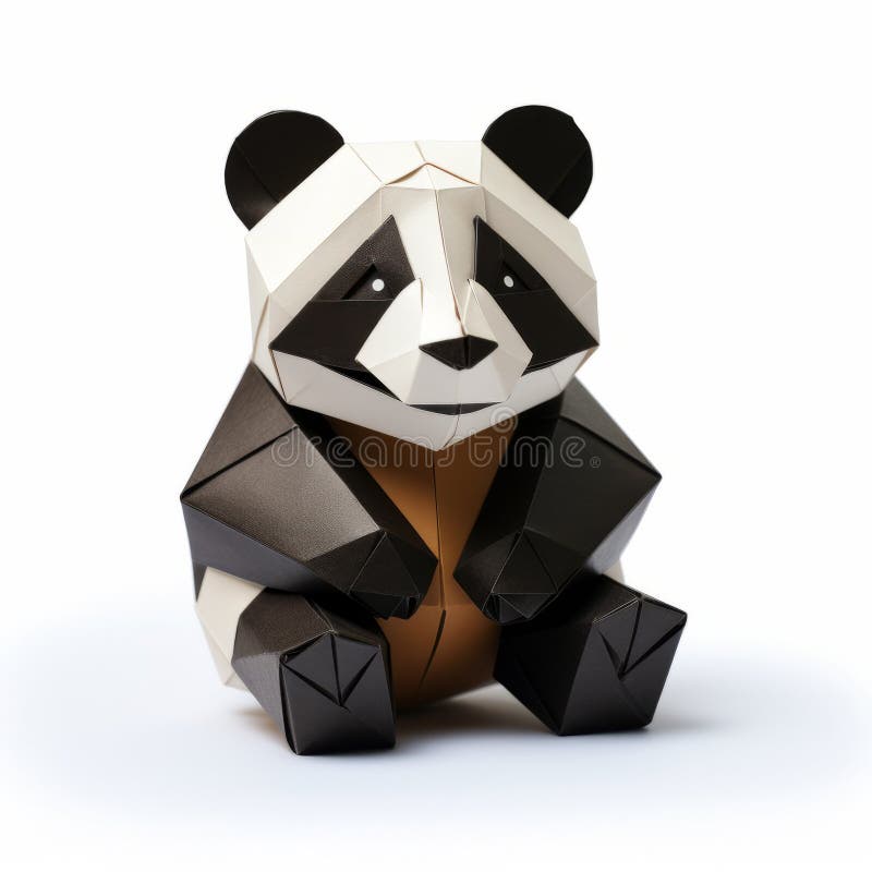 Bold Origami Panda Bear: a Stunning 20 Megapixel Wildlife Masterpiece ...