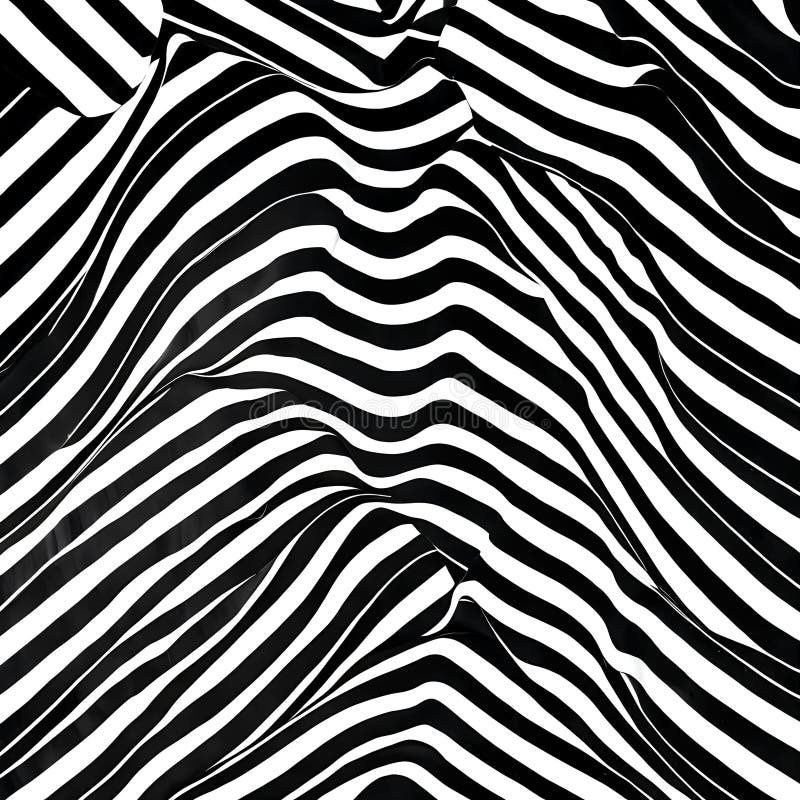 A Bold Pattern of Black and White Stripes Intersecting at Sharp Angles2 ...