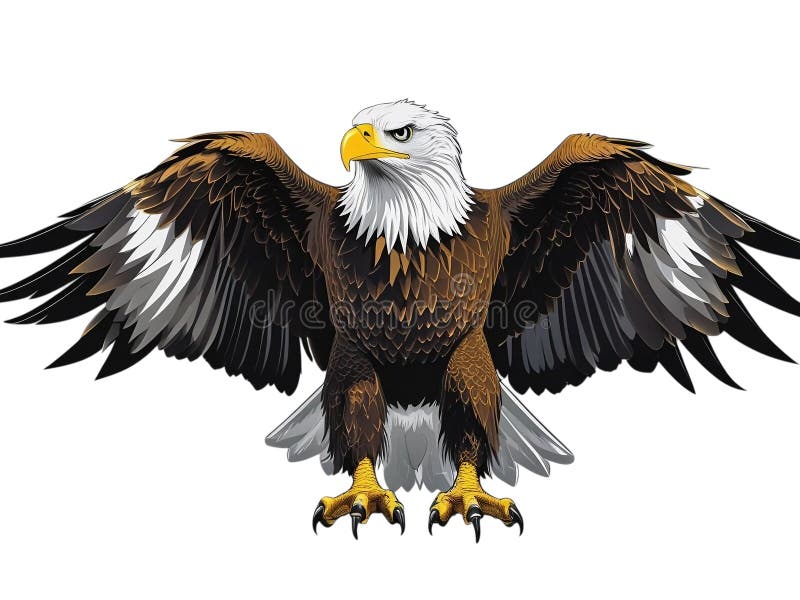 Bold and Powerful Eagle Mascot for Modern Design Projects Stock Photo - Illustration of majestic ...