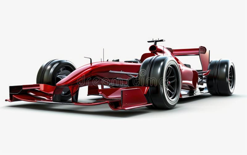 Bold Racing Beast, Isolated on White Background, Generative Ai Stock ...