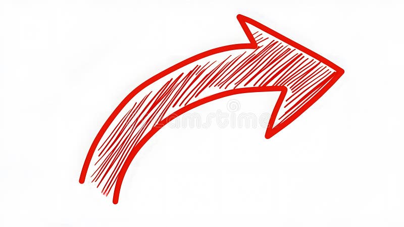 Red Arrow Pointing Right Stock Illustrations – 1,718 Red Arrow Pointing ...
