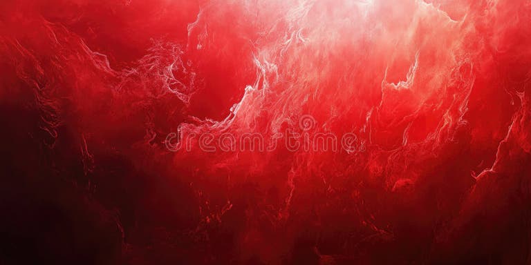 Bold Red Background with Shadowy Contrast Effects Creating a Deep and ...